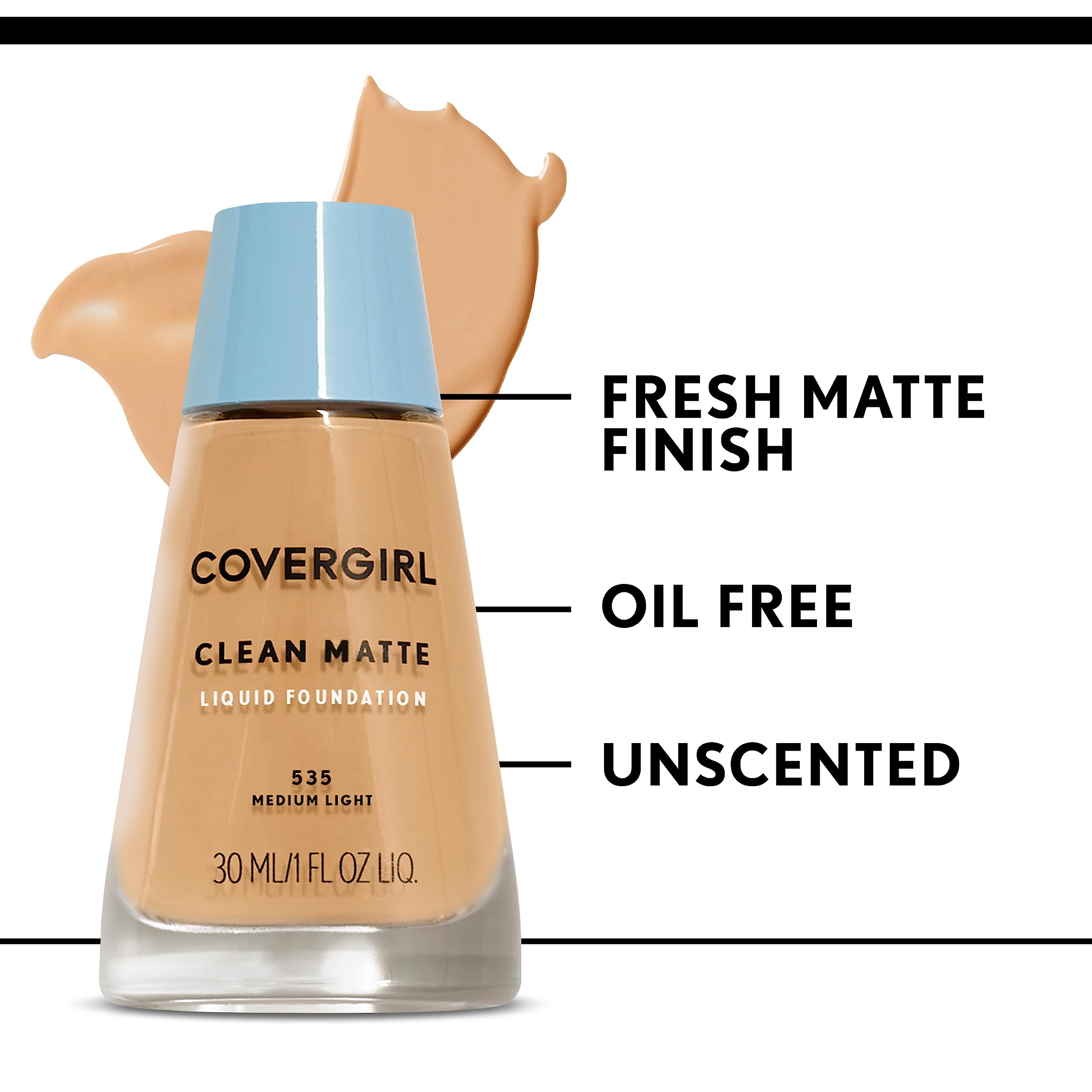COVERGIRL, Clean Matte Liquid Foundation – Shopaholic
